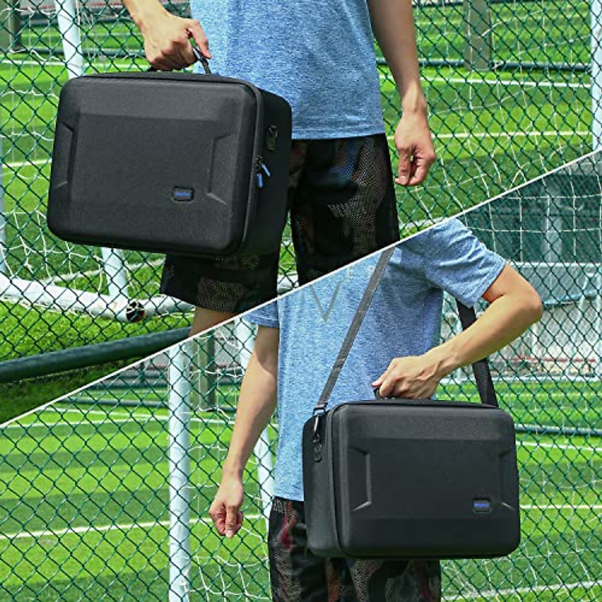 Migitec Hard-Shell Travel Case Compatible with PS5, Protective Carrying Case Holds Playstation 5 Console, Wireless DualSense Controllers, Original Base, Cables and Other Accessories