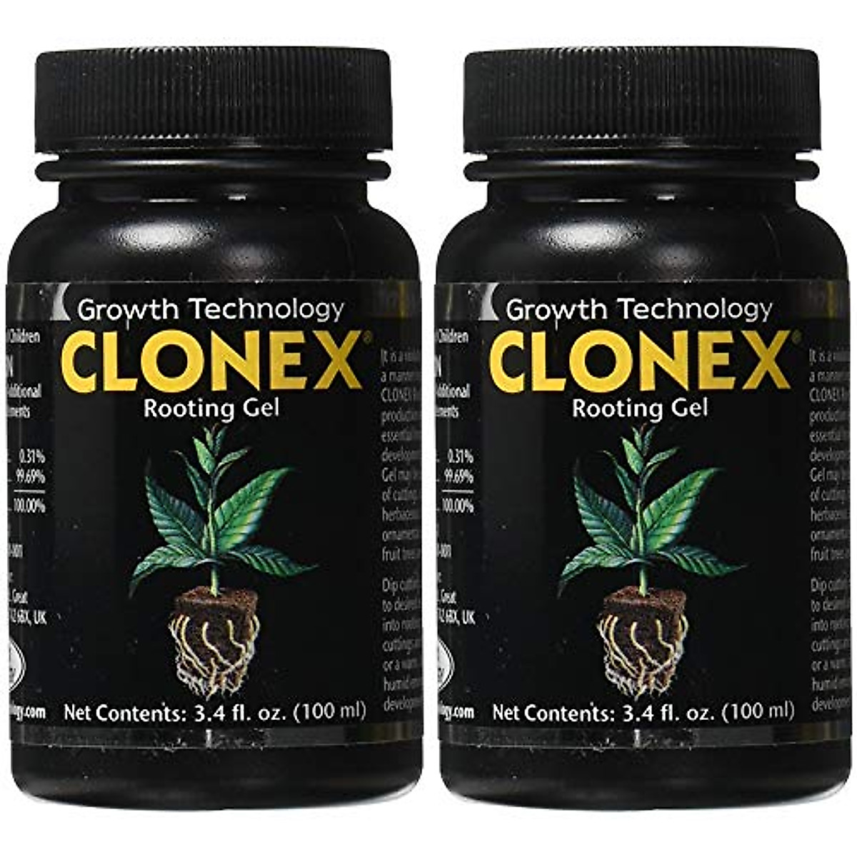 Clonex Hydrodynamics Rooting Gel, 100 ml, 2 Pack