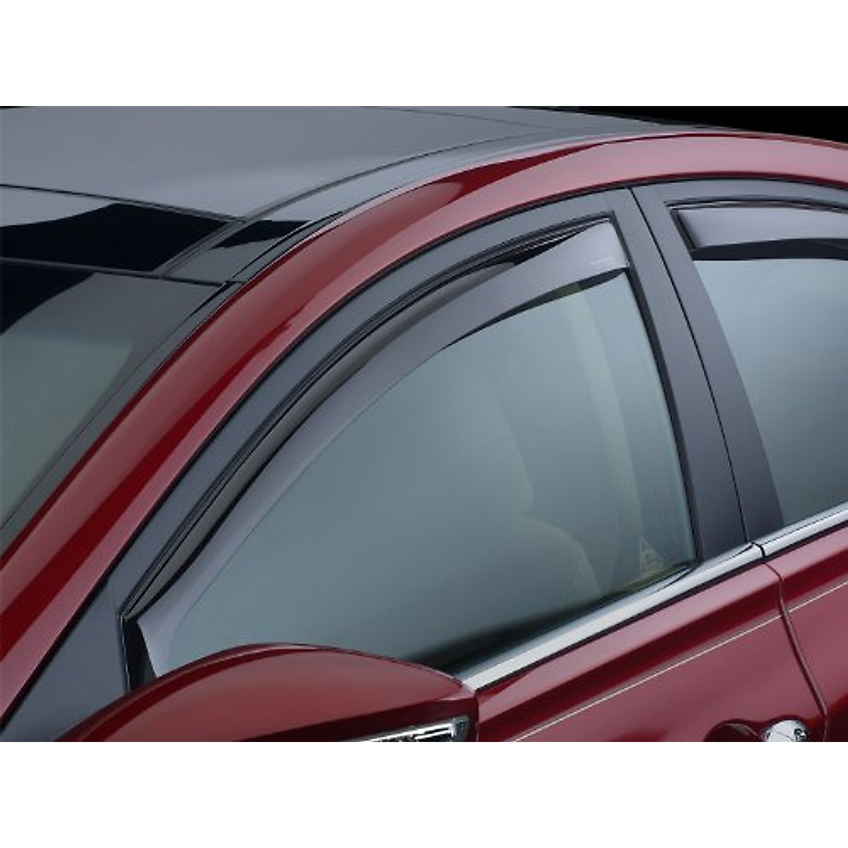 WeatherTech Custom Fit Front Side Window Deflectors for Acura RSX, Dark Smoke