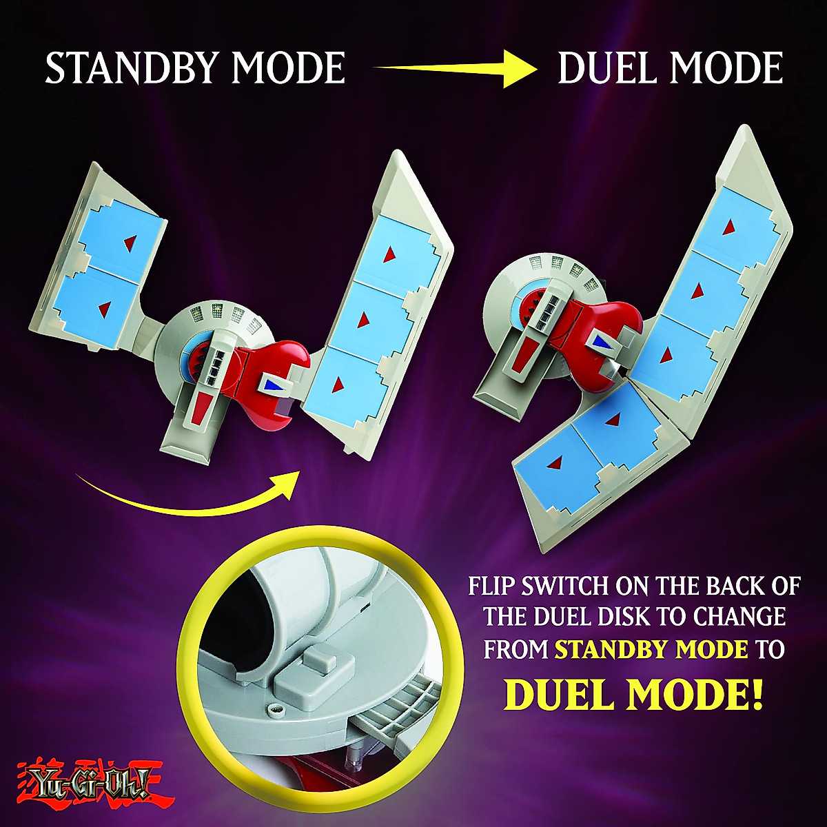 U.C.C. Distributing Yu Gi Oh Duel Disk, Console Video Games, 25 Anniversary Edition Collectible Merchandise, includes Cards