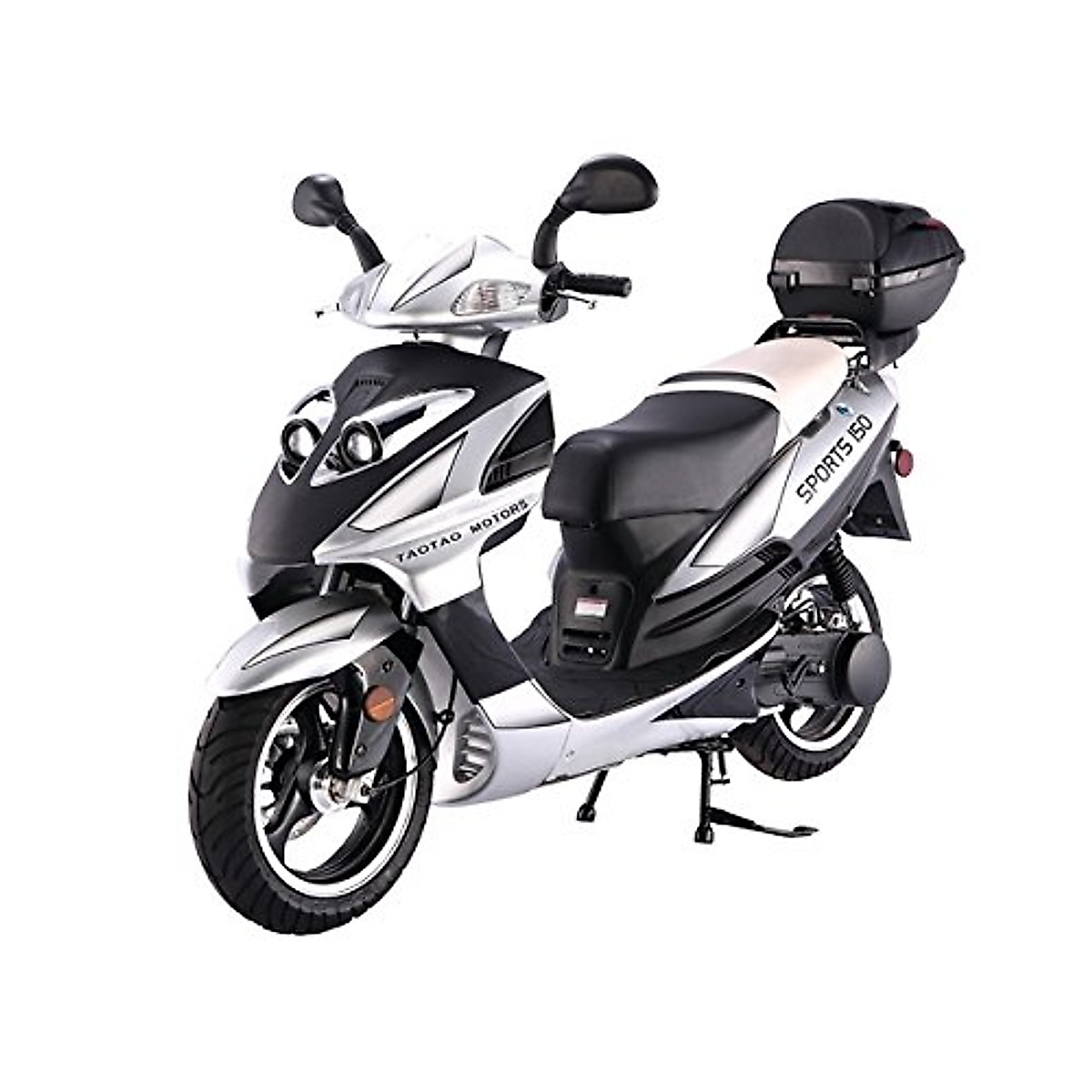 SmartDealsNow Powersports TAO TAO Adult Street Scooter 150cc Lancer Eagle 150 Gas Powered Moped, Black