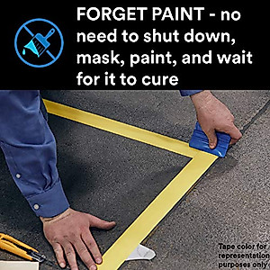 3M Vinyl Tape 764, General Purpose, 2 in x 36 yd, Orange, 1 Roll, Light Traffic Floor Marking, Social Distancing, Color Coding, Safety, Bundling