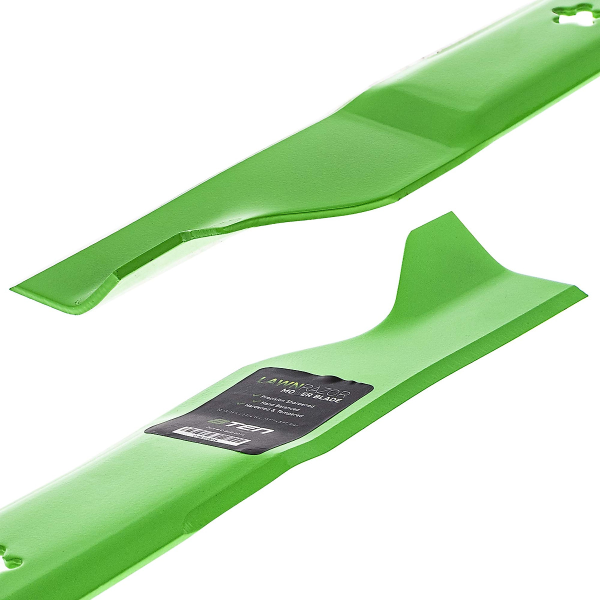 8TEN LawnRAZOR Mower Blade for AYP Husqvarna 561739 403107 405380 532405380 46 inch Deck (Medium Lift) 4 Pack