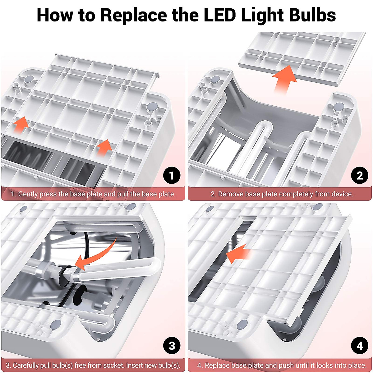 MelodySusie 36W Nail Lamp for Resin, Pro04 Professional Gel Nail Polish Curing Lamp with 3 Timer Setting, Sliding Tray for Manicure Pedicure,Great for Resin,White