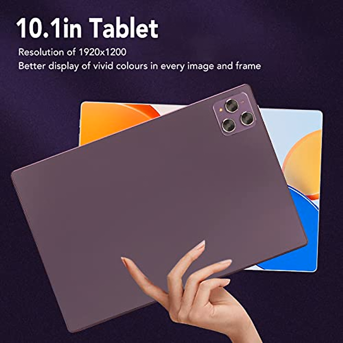 Honio 4G Calling Tablet, 100-240V 8GB 128GB 1920x1200 Resolution Octa Core Processor 10.1 Inch Tablet for Android 11 Burning (US Plug)