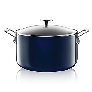 Granitestone 5 Qt Nonstick Enamel Stock Pot with Lid, 10 in 1 Cooking Pot, Soup Pot, Pasta Pot, Rice Pot, Oven and Dishwasher Safe, Non Toxic…