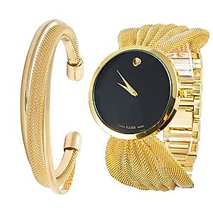 Baojulong Elegant Women’s Watch and Bracelet Set, Mothers Day Gifts for Mum Wife, Birthday Gifts for Women Sister Girlfriend, Valentines Day Gifts for Her