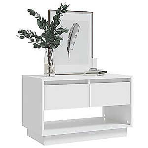 GaRcan TV Cabinet Home Living Room Furniture Stereo HiFi Drawer Cabinet TV Stand Unit Entertainment Centre Grey Sonoma Engineered Wood (White)