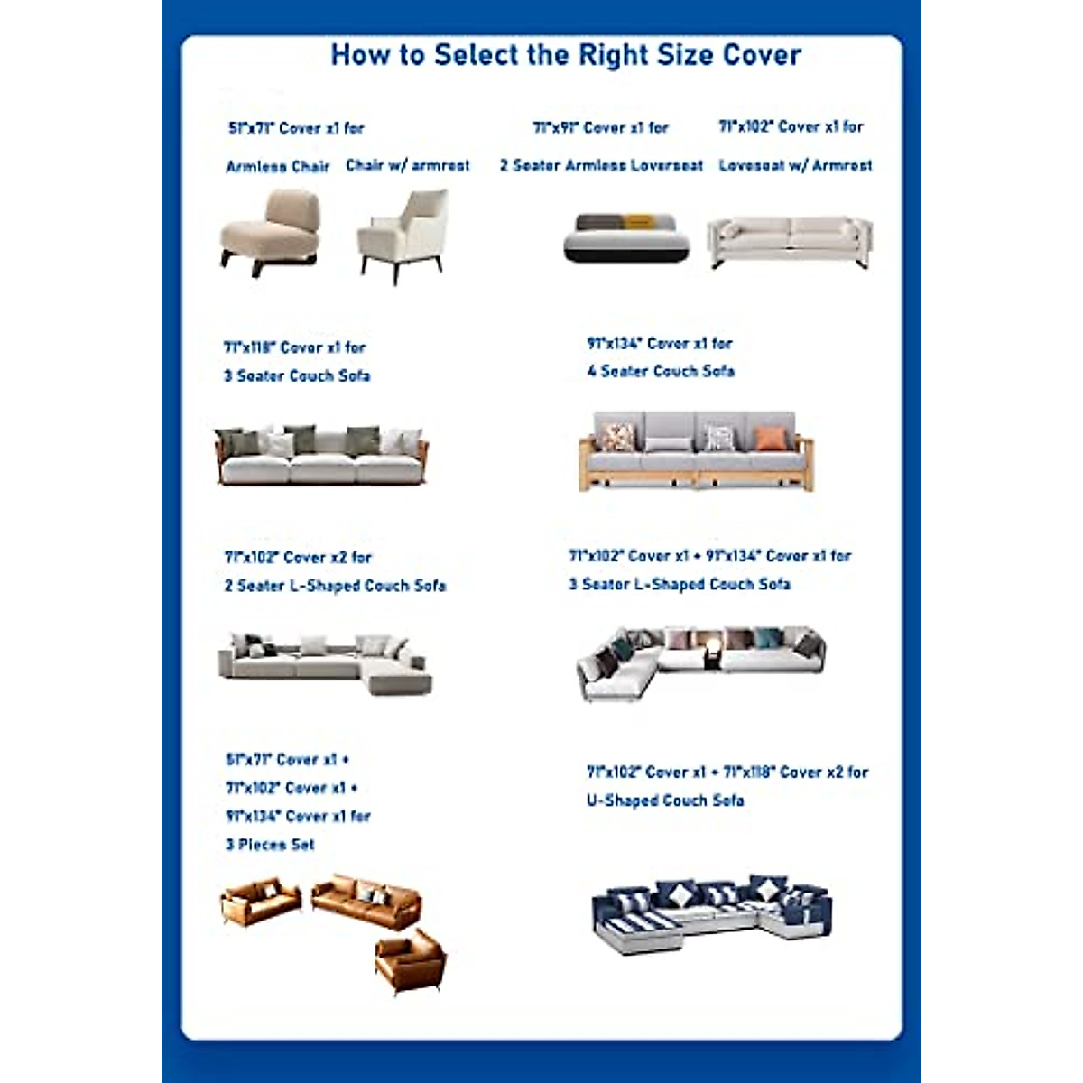 AIVIA Couch Cover Sheet Blanket, Oversized Couch Covers for 3 Cushion Sofa, Extra Large Furniture Decoration Covers Sofa Throws Sofa Slipcovers, L-Shape U-Shaped Sectional Protector for Cats Dogs