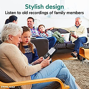 PHILCO Digital Cassette Recorder – Portable Tape Player, Recorder & Cassette to MP3 Converter