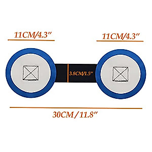 2PCS PVC Strap Handle for Inflatable Boat,Raft, Dinghy, Kayak, Canoe, SUP,Paddle Board PVC Strap Grab Handle (Blue)