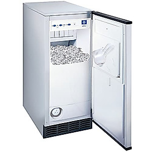 Manitowoc SM-50A 14 3/4" Air Cooled Undercounter Octagonal Cube Ice Machine with 25 lb. Bin - 53 lb.