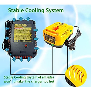 Anopiw DC9310 Replace DEWALT 18V Battery Charger DC9310 DC 9320 DC 9319 DW9226 DW9118 DW9116 to Charge Dewalt NiCad NiMh Battery DC9096 DC9098 DC9099 DW9099 DE9503