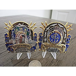 Set of 6 USN CPO Navy Chief Goat Locker Chief Petty Officer Challenge Coins