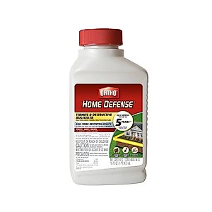 Home Defense Termite & Destructive Bug Killer, 16-oz. Concentrate (Pack of 1) Pack May Vary