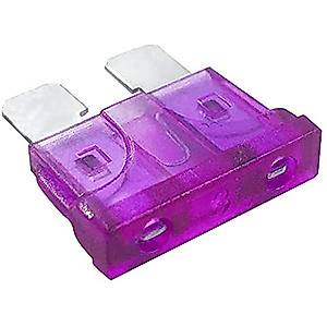 (50 Pcs) MCIGICM 3 Amp Standard Fuse, 3A Blade Automotive Fuse for Car Truck