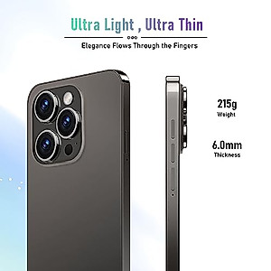 fuxinya Unlocked Cell Phones 2023 Android 13 Smartphone with Dynamic Island 8GB+128GB 8-Core Mobile Phones 6.54" HD Screen 50MP+13MP Camera 5000 mAh Long Battery Cellphone with 4G Dual SIM - Black