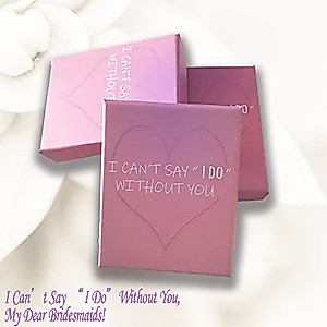 Bridesmaid Jewelry Set for Women,18K Gold & Silver & Rose Gold Pendant Necklace Earrings Bracelet Set,Dainty Gift for Wedding/Proposal/Party/Prom/Anniversary