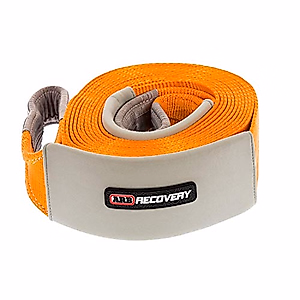 ARB ARB710LB 3-1/4" x 30' Recovery Snatch Strap Minimum Breaking Strength 24000 lbs Kinetic Stretch 20% With Reinforced Eyes and Protector Sleeves