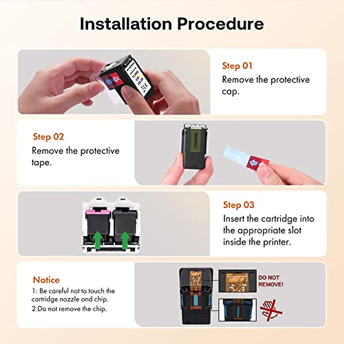 245XL 246XL Ink Cartridge Combo Pack Replacement for Canon PG-245XL CL-246XL for PIXMA MG2420 MG2520 MG2522 MG2525 MG2920 MG2922 MG2924 MG3020 MG3022 MG3029 TR4520 TR4522 TS3120 TS3122 Printer