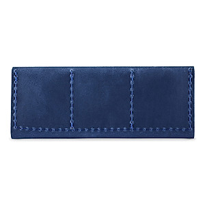 Leather Guitar Pick Holder, Guitar Pick Holder Case Bag, Plectrum Case Bag, Pick Cover, Gift for Guitar Players (Blue)