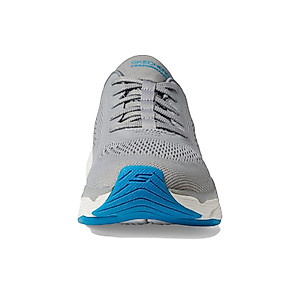 Skechers Women's Hands Free Slip-Ins Max Cushioning Elite-Mystic Passion Sneaker, Charcoal/Teal, 8