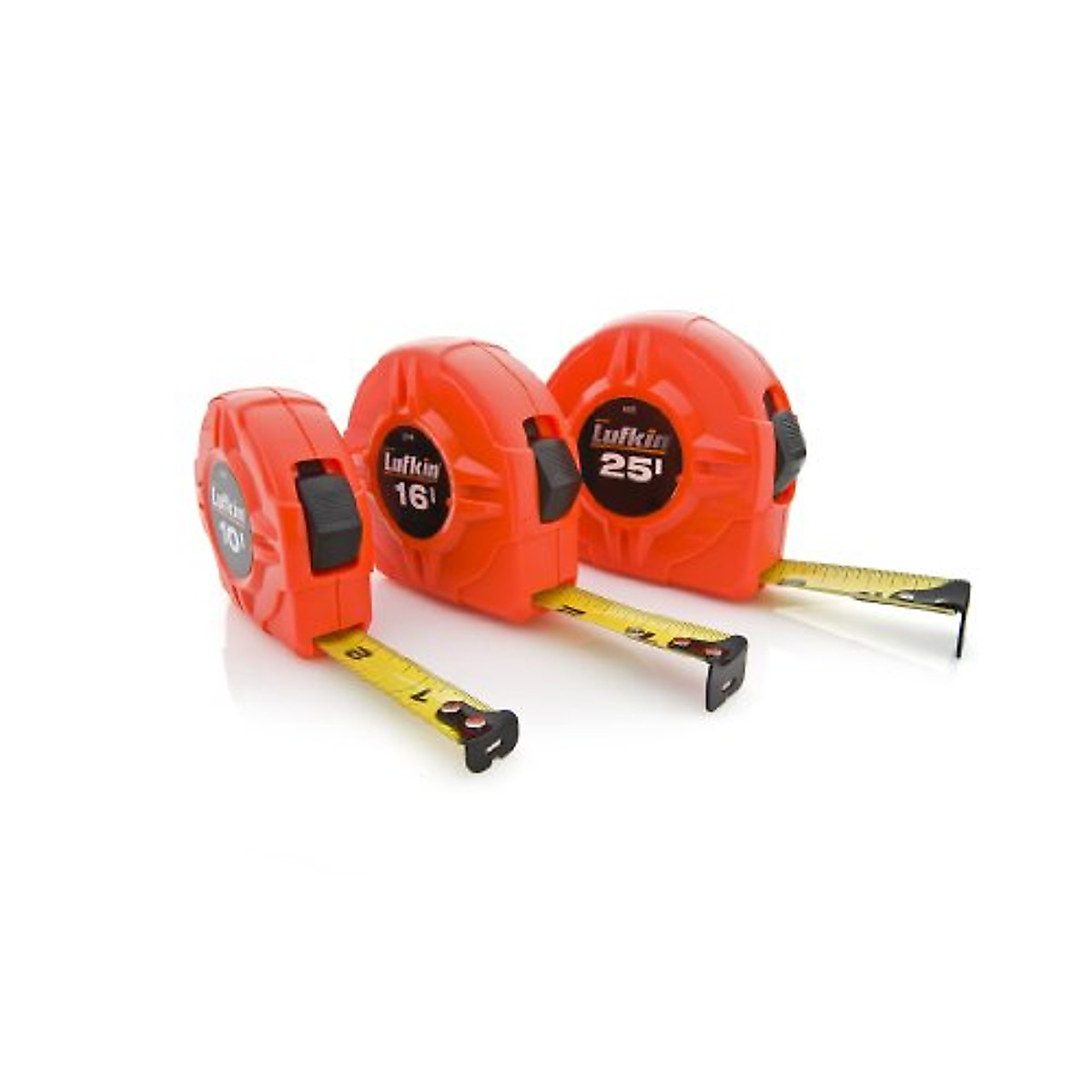 Lufkin L625SCTMP 1-Inch by 25-Feet Hi-Viz Self Centering Orange Power Return Tape