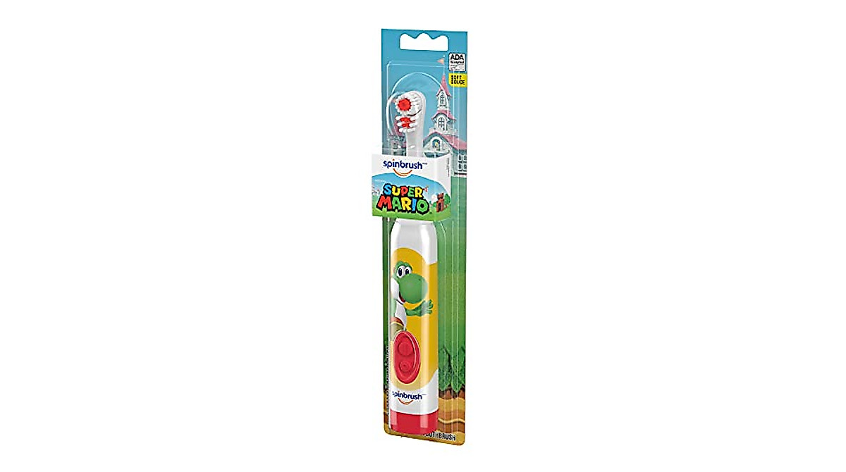 Super Mario Kids Electric Toothbrush | Fun & Effective Oral Care