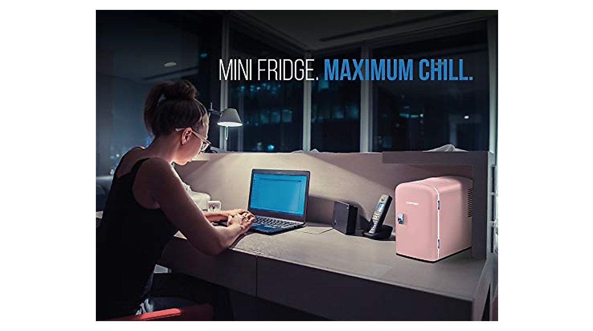 Chefman Mini Portable Fridge: Cool & Heat on the Go