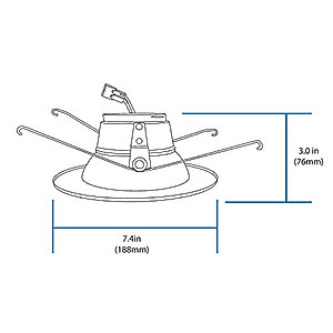 NICOR Lighting DLR565121203KWH LED Downlights, 1 Count (Pack of 1), White