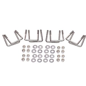 (8) Stainless Square U-Bolts Boat Trailer U Bolt 1/2" D x 3 1/8" x 4 3/8"
