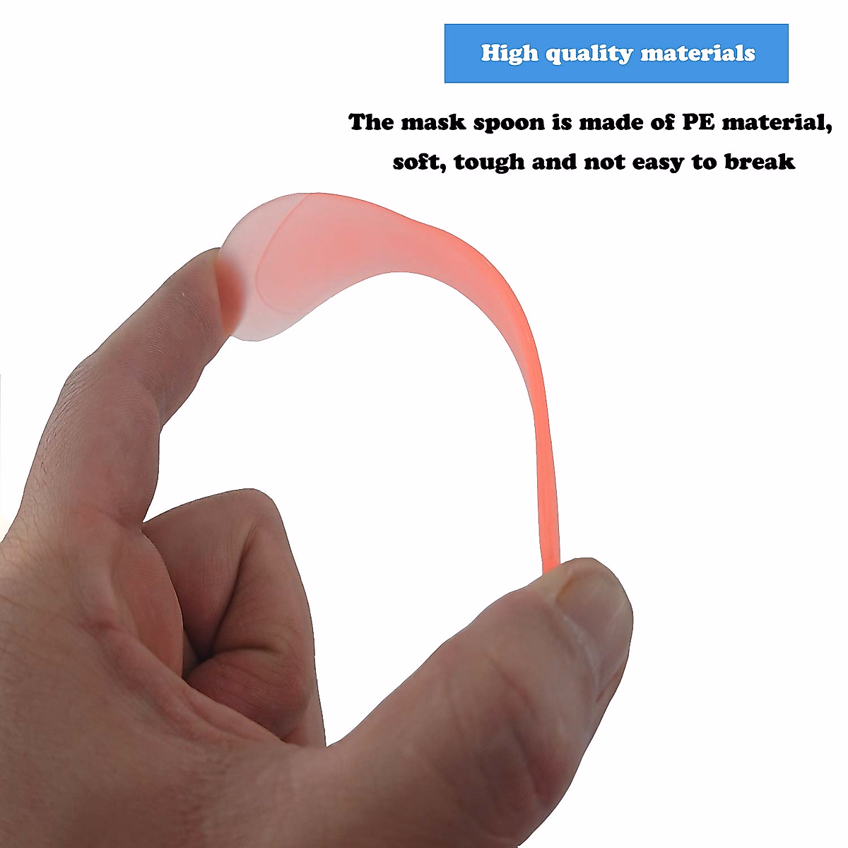 HNXAZG 60 Pcs Cosmetic Spatula Makeup Face Plastic Spoon for Facial Skin Care Spoon Spatulas, 5 Inch Multicolor