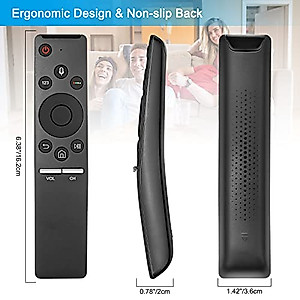 Universal Voice Remote Control Replacement for Samsung Remote BN59-01259B BN59-01242A BN59-01266A BN59-01274A BN59-01292A BN59-01298A fit for Samsung Smart TVs 6990/7300/7700/8800/8900/9800 Series