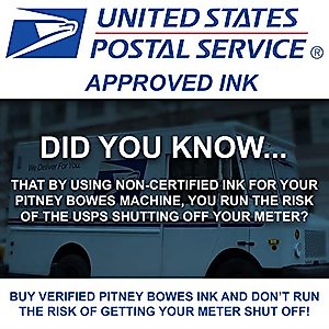 Save On Postage Ink Compatible PB 793-5 Postage Meter Ink - Compatible with SendPro C, & SendPro+ and DM Series Mailing System (35 ML)