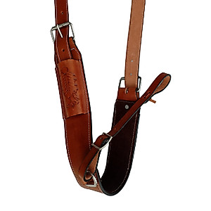 RAAVILS Horse Western Leather Complete Flank Cinch Set Rear Flank Back Cinch Girth Saddle Billets TACK Horse Cinches (Leather)