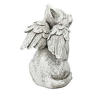 Design Toscano Loving Friend, Memorial Pet Cat Statue: Medium