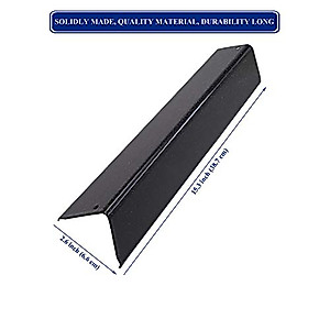 Utheer Grill Parts with 7636 Flavor Bars, 69787 Grill Burner and Ignitor for Weber Spirit 300 Series with Front Control, Universal Stainless Steel Griddle, 17" x 13" Griddle Flat Top Plate