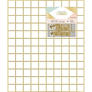 American Crafts Crate Paper Wire System Storage Grid Panel 20 x 24 Inch 33 Piece, 20"X24"