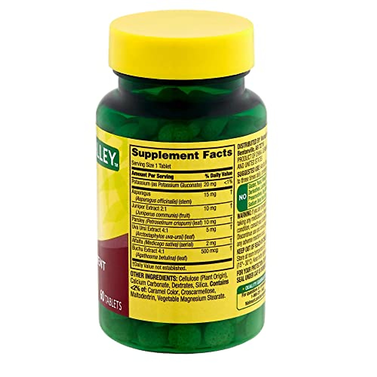 Spring Valley Water Pills Dietary Supplement, 60 Tablets