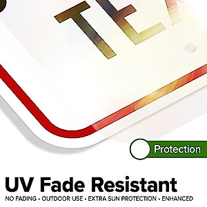 Reserved Parking Sign, Custom Parking Signs for Business, 12x18 Inches, Rust Free .063 Aluminum, Fade Resistant, Made in USA by My Sign Center (Post Holes)