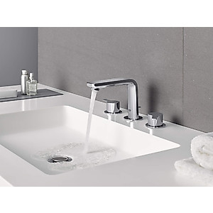 Grohe 2057800A Lineare 8" Widespread Two-Handle Bathroom Faucet in StarLight Chrome, Medium W