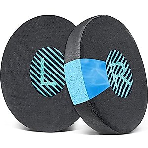 SOULWIT Cooling Gel Ear Pads Cushions Replacement for Bose On-Ear 2 (OE2 & OE2i)/ SoundTrue On-Ear (OE)/ SoundLink On-Ear (OE) Headphones, Earpads with High-Hensity Noise Isolation Foam - Black