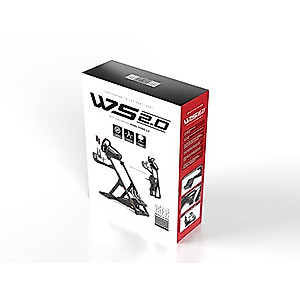 Next Level Racing Wheel Stand 2.0. Steering wheel stand for Thrustmaster, Fanatec, moza Racing on PC and video game consoles. Upgradeable to full cockpit with GTSeat add-on (not included)
