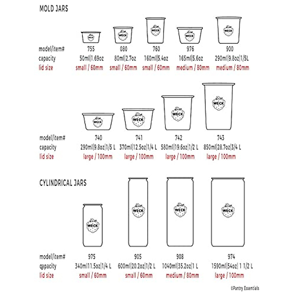 Weck Wood Lid (Large=100mm) Fits models 740, 741, 742, 743, 738, 739, 744, 745, 748, 974
