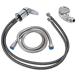 Pasamer Shampoo Chair Faucet Sprayer, Plating Salon Sink Faucet Sprayer Set with 120cm Sprayer Hose for Clubs, Beauty Salons, Barber Shops, SPAs, Shanryasx0cpm8fey