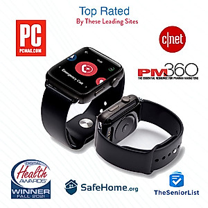 HandsFree Health Smart Watch for Seniors - Medical Alert System with GPS Monitoring, 2-Way 4G SOS Communication, Monthly Subscription