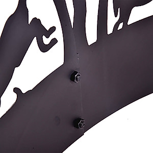 Kapler Fire Ring, Fire Pit Ring for Outdoors, Heavy Duty Firepit Ring 32inch, Hexagon Fire Rings for Camping Patio Backyard Picnic Bonfire Beach