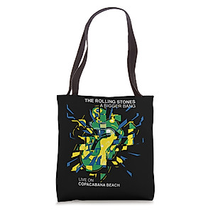 Official Rolling Stones A Bigger Bang Bursting Tongue Logo Tote Bag