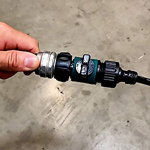 OEMTOOLS 24984 Misting Fan Hardware Kit, Misters for Outside Patio Portable Fans, Upgrade Outdoor Fan with Spray Mist Ring, Fits Standard Water Hoses,Black