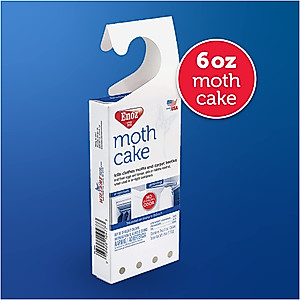 Enoz Moth Cake Kills Clothes Moths, Carpet Beetles, and Eggs and Larvae